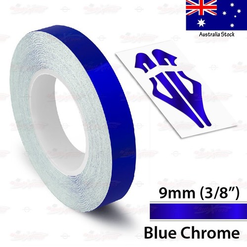 3/8" Roll Vinyl Pinstriping Pin Stripe Line Tape Decal Sticker 9mm BLUE ...