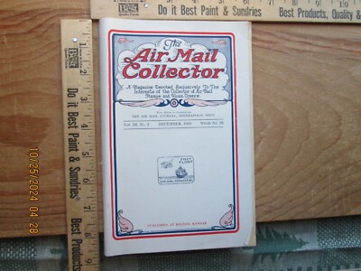the air mail collector magazine stamps and FLOWN covers dec 1930 | eBay