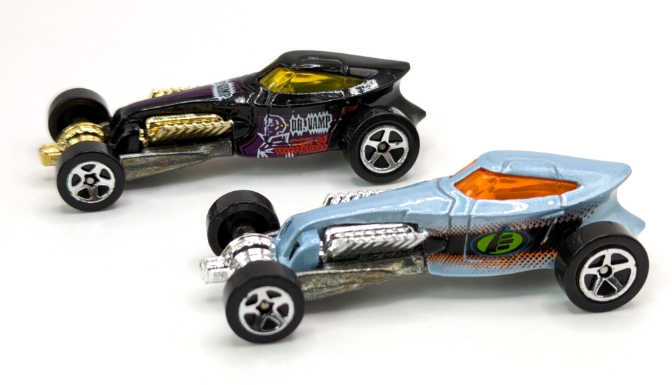 Two Hot Wheels Sweet 16 II Series Cars - Dr. Vamp & Light Blue, 1997 ...