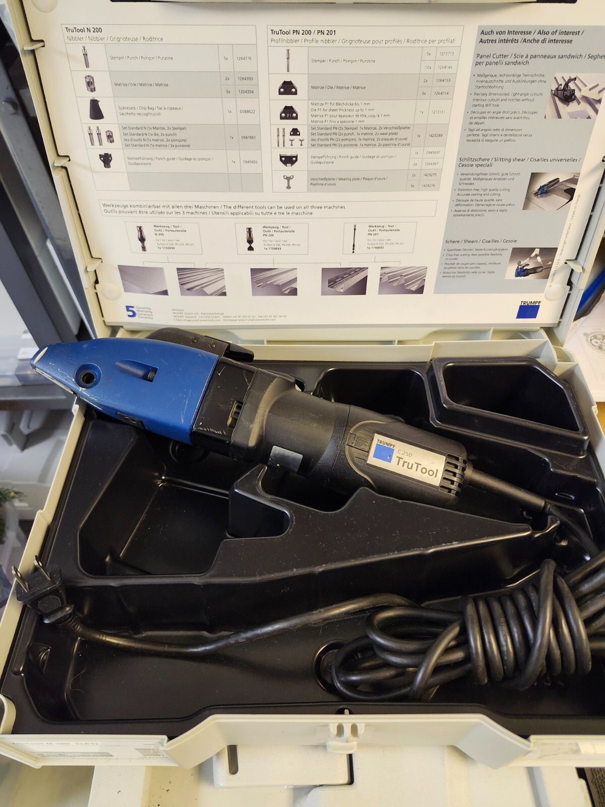 TRUMPF C250 14ga Double Cut Metal Shear (Corded) | eBay