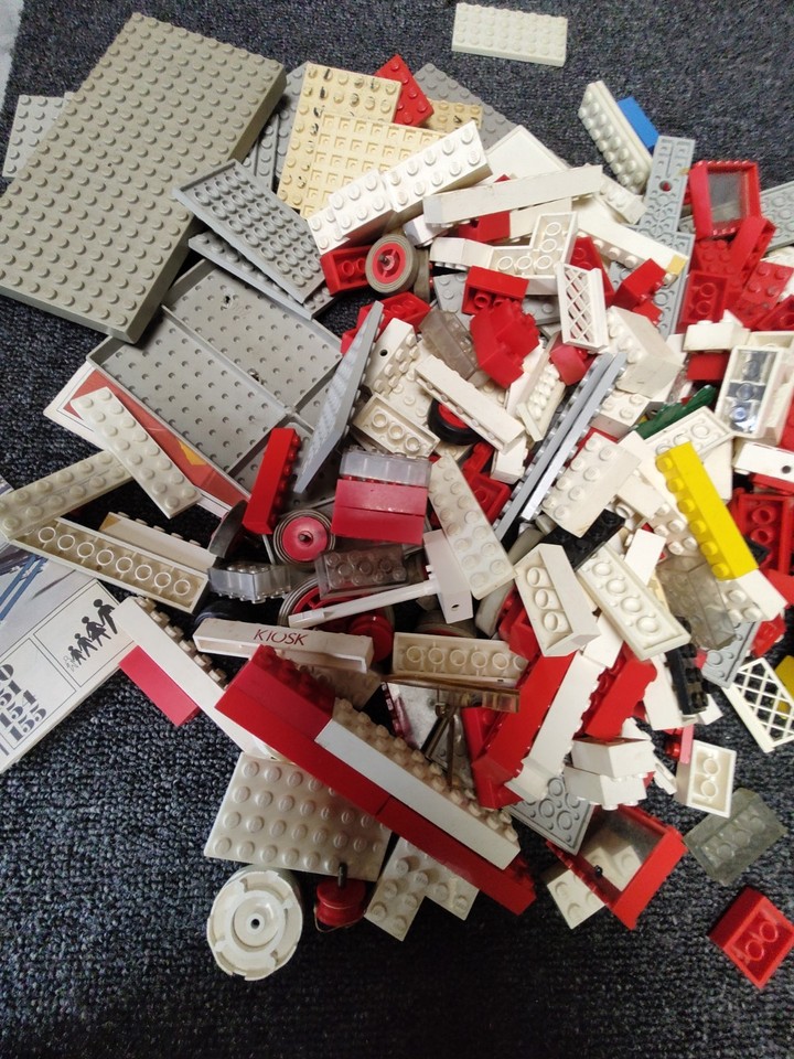 Vintage Lego 1960s 1970s bundle joblot - approx 2.5kg Clear Bricks ...