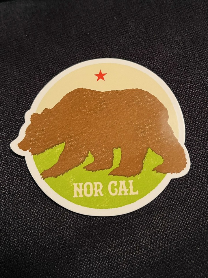 Original Santa Cruz ‘NorCal’ Bear Skateboarding Surf Sticker | eBay