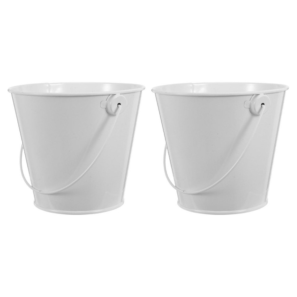 2Pcs BBQ Grease Catcher Bucket, Oil Disposal Container Metal Oil Bucket ...