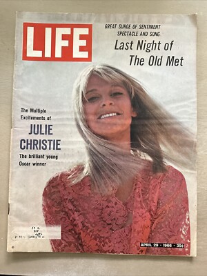 Vintage Life Magazine APRIL 29, 1966 Actress Julie Christie GREAT ADS ...