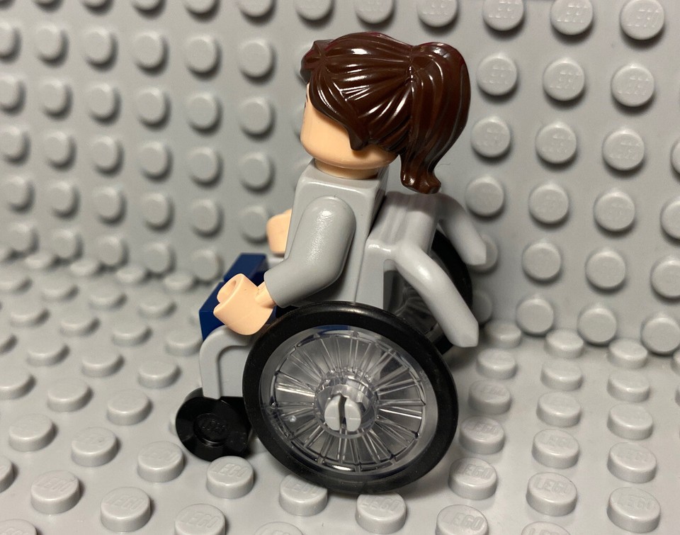 Lego Patient Disabled Wheelchair, Teen Girl, Woman, Minifigure New | eBay