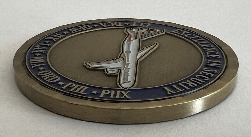 American Airlines Corporate Security Challenge Coin | eBay