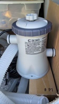 Intex C330 Krystal Clear Filter Pool Pump - Above Ground - New Unused ...
