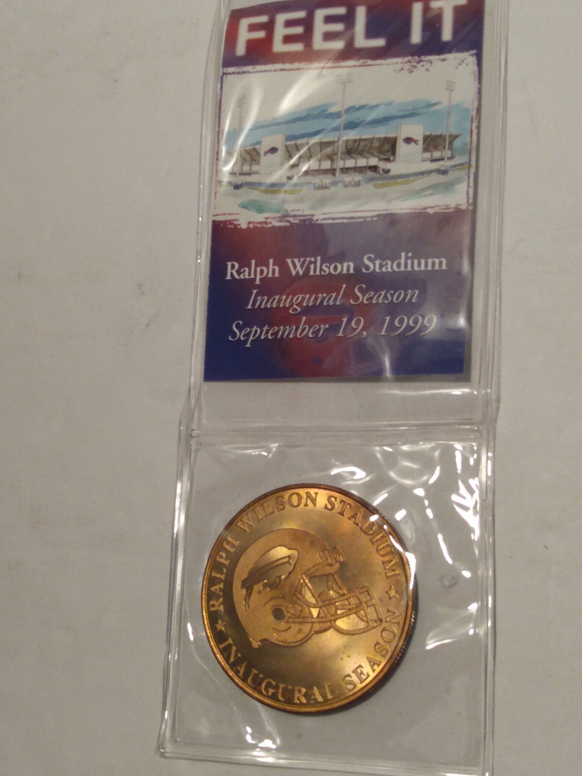 1999 BUFFALO BILLS RALPH WILSON STADIUM INAUGURAL SEASON COIN Pepsi | eBay