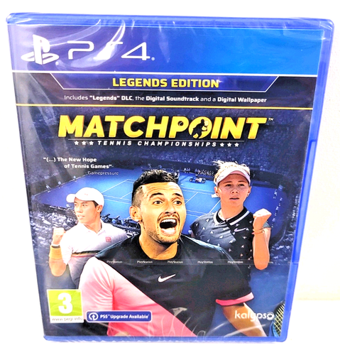 PS4 Matchpoint Tennis Championships BRAND NEW SEALED (PS5 Compatible) | eBay