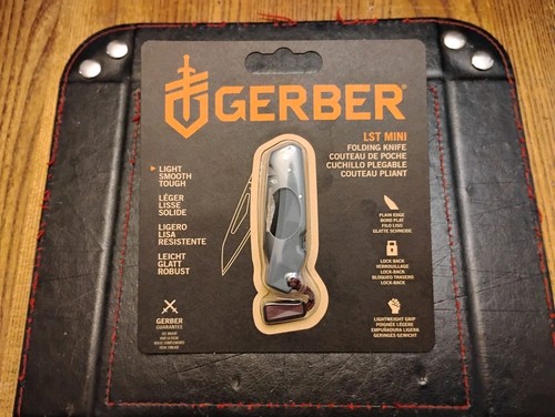 GERBER LST Mini Folding Knife 1.9" 440A SS Blade GFN Handle Grab Tag 0. ...