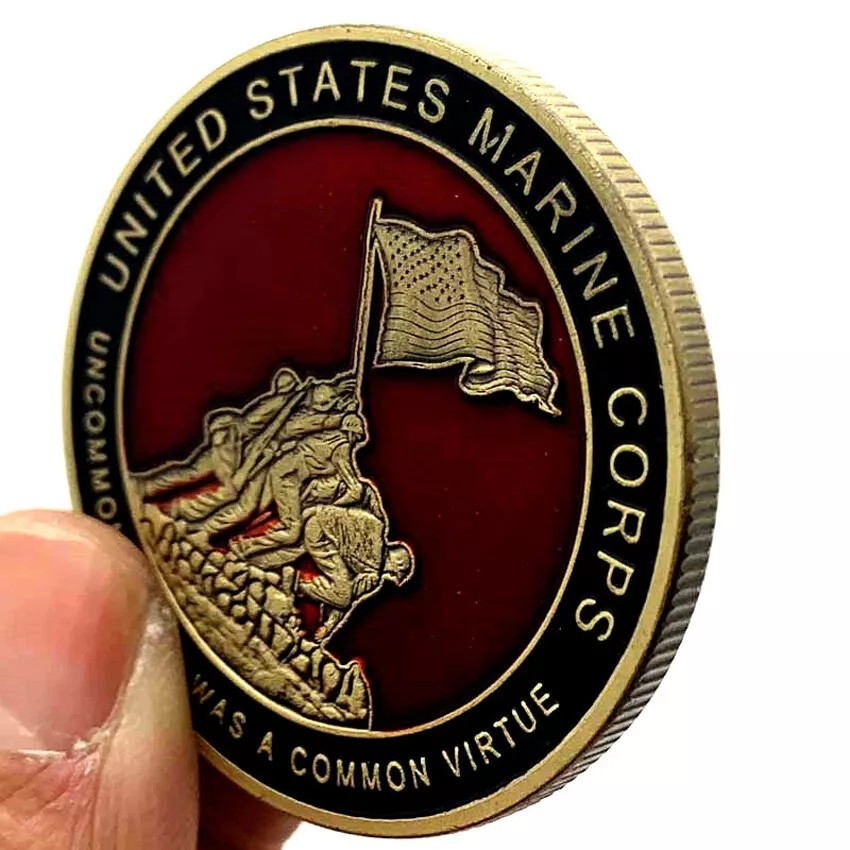 US Marine Corps SEMPER FIDELIS Commemorative Challenge Coin (SHIPS FROM ...