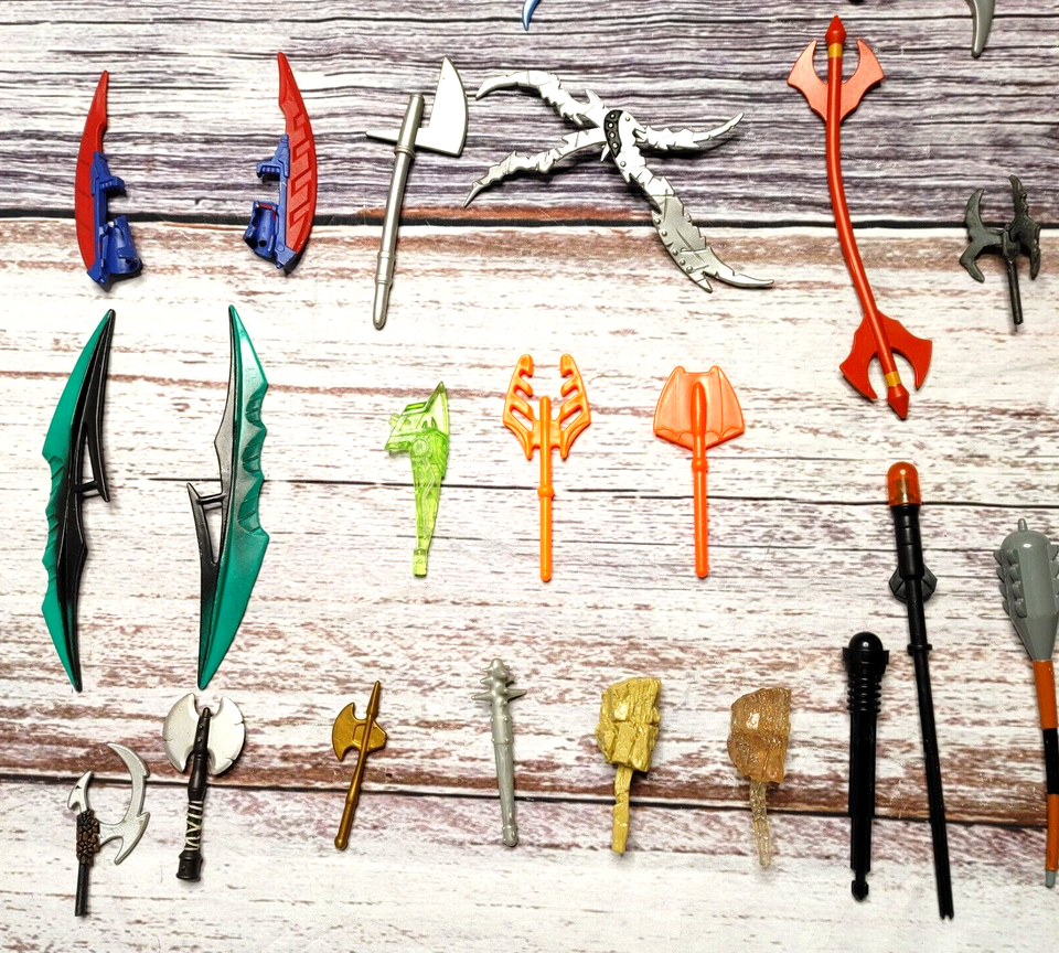 Lot Of 47 Unusual Weapons and Tools Accessories for Customizing Action ...