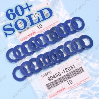 x20 Genuine Toyota Lexus Scion Oil Pan Drain Plug Washer Gasket Set ...