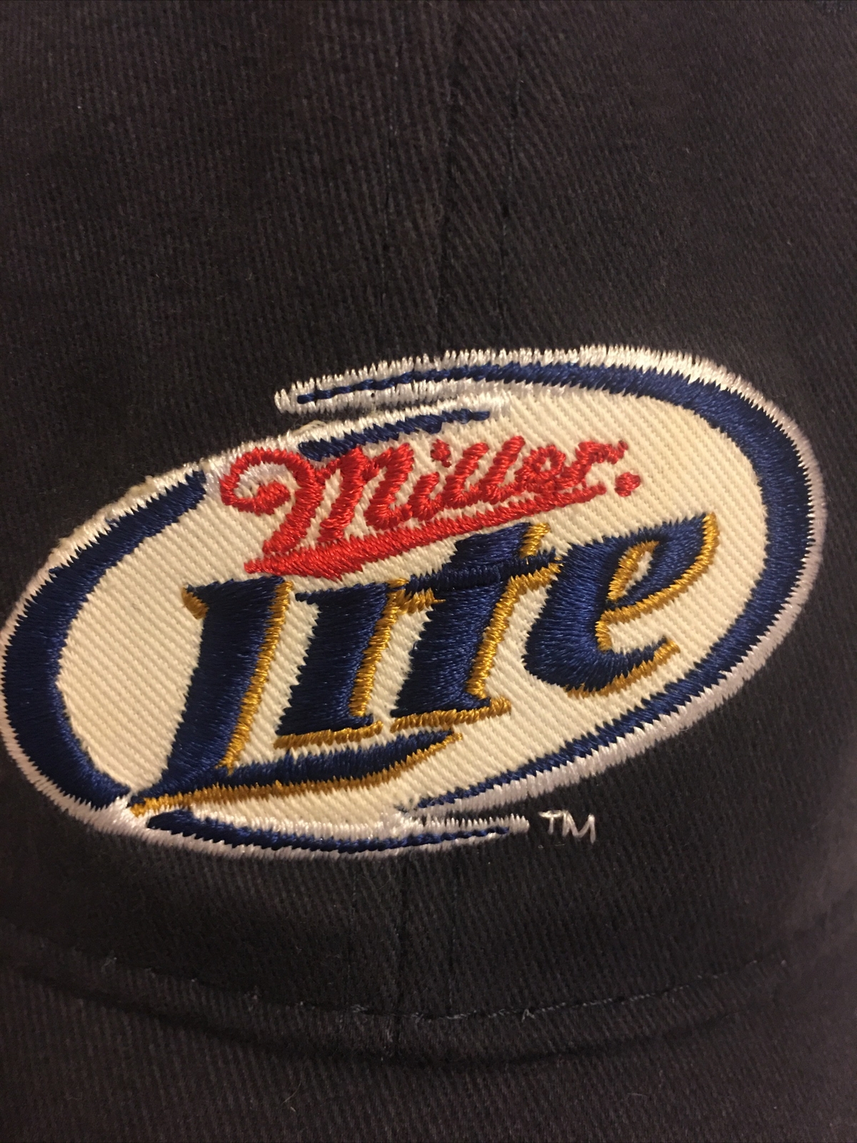 Vintage Miller Lite Beer Hat/Cap Embroidered Adjustab… - Gem