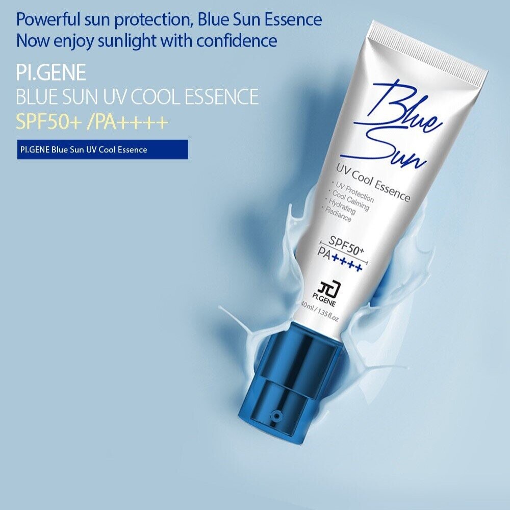 Pion-Tech PI.GENE Blue Sun UV Cool Essence SPF50+/PA++++ | eBay