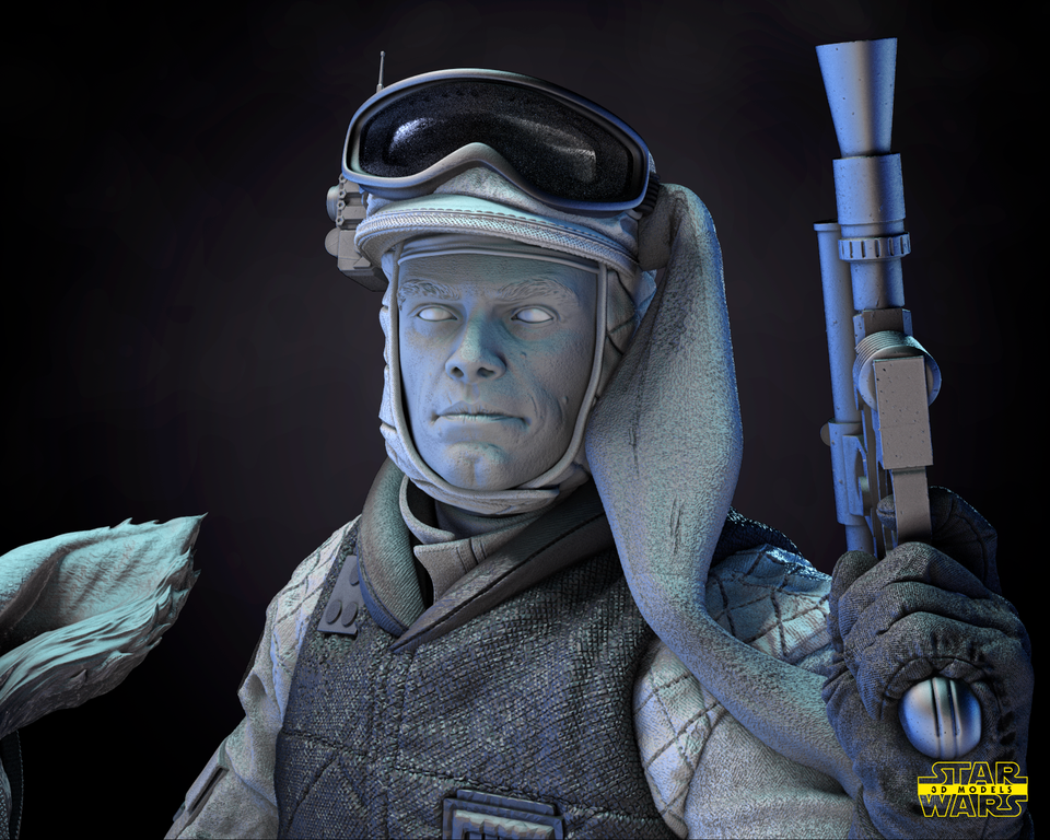 Luke & Tauntaun Figure 1/6 Resin Model Kit | eBay