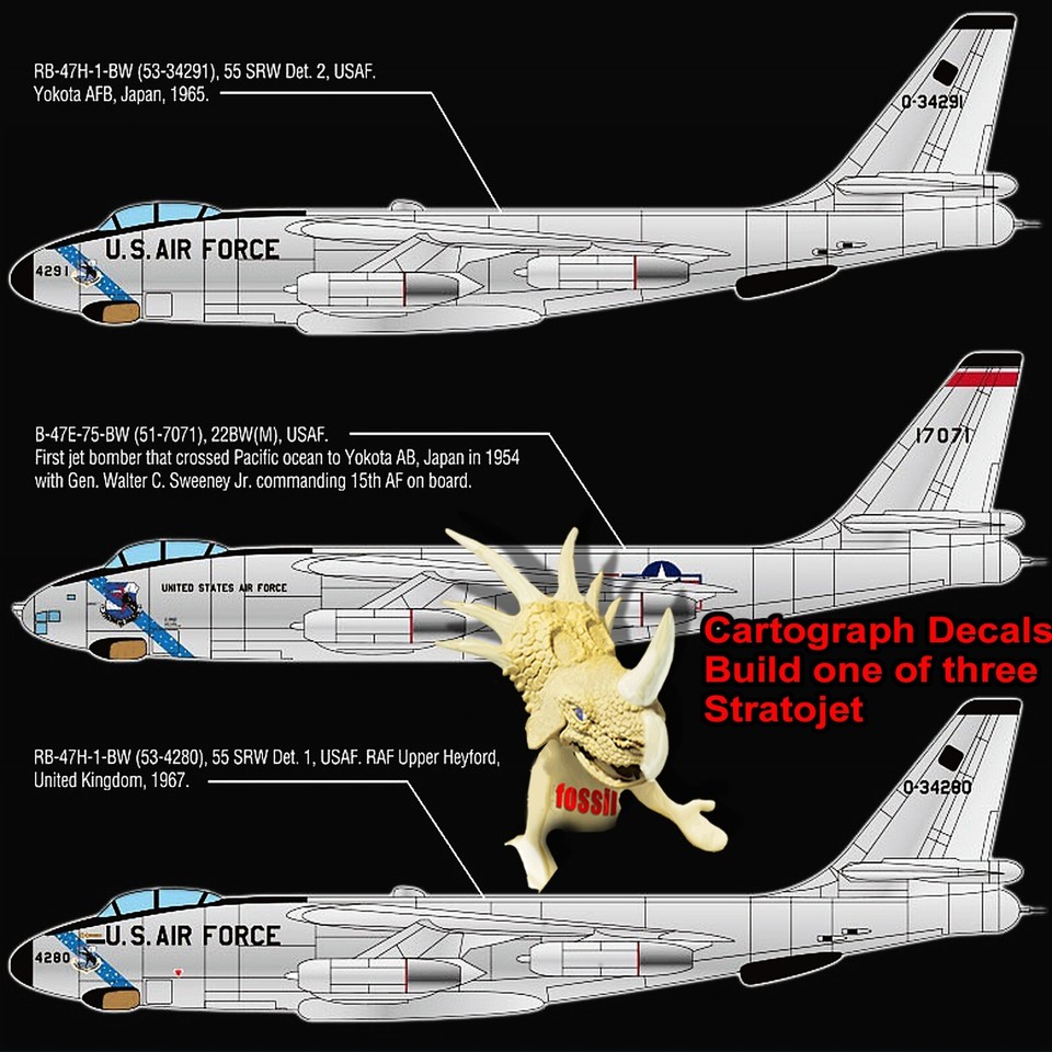 ACADEMY 12618 1/144 BOEING USAF B-47 STRATOJET "306TH BOMBER WING ...