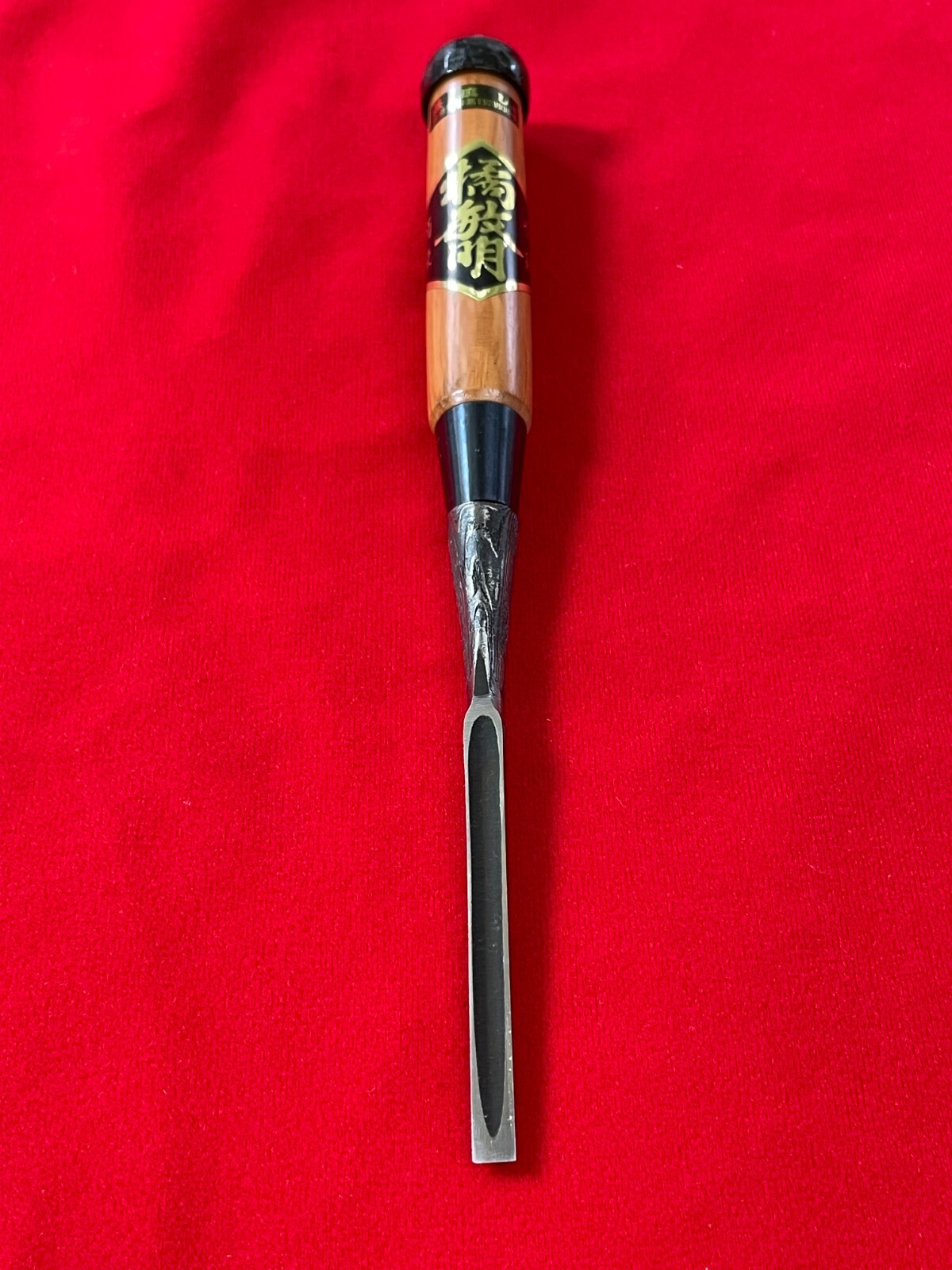 Japanese chisel dovetail Shinogi nomi 6㎜ (Mokume) White Steel#2 ...