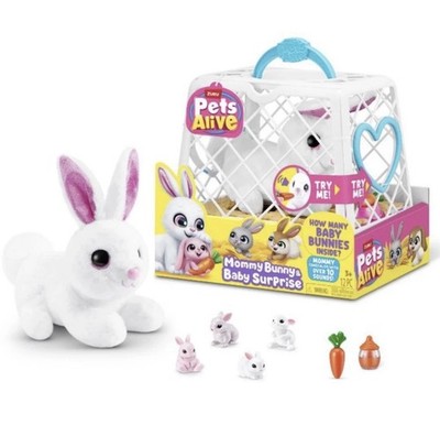 ZURU Pets Alive Mama Bunny & Baby Surprise Bunny Christmas Toy New | eBay