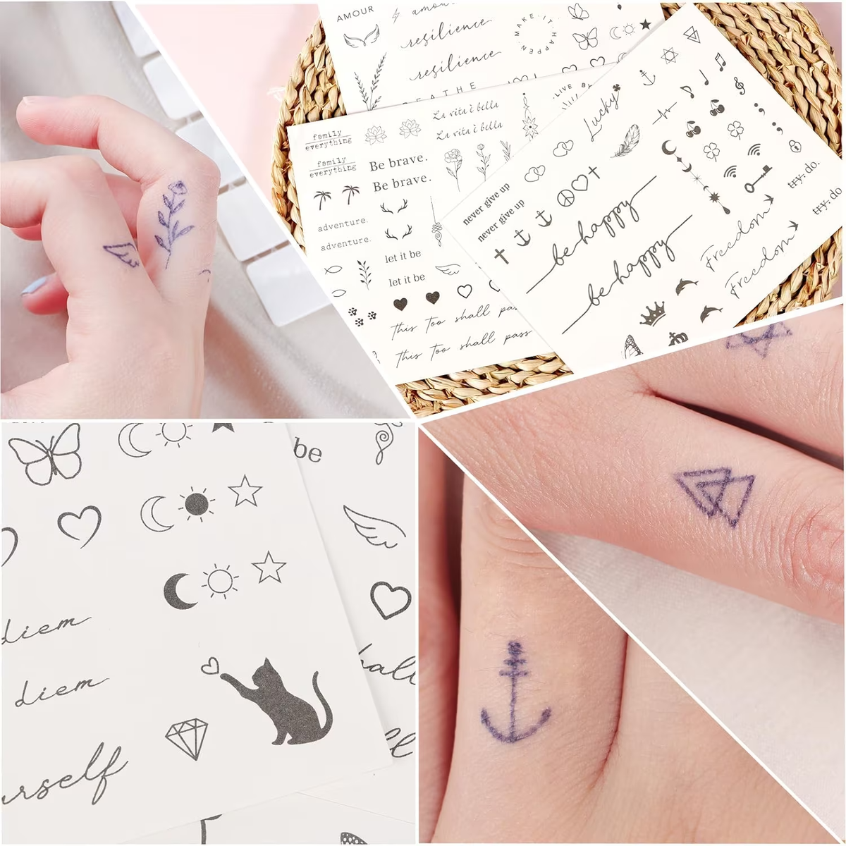 Small Temporary Tattoos