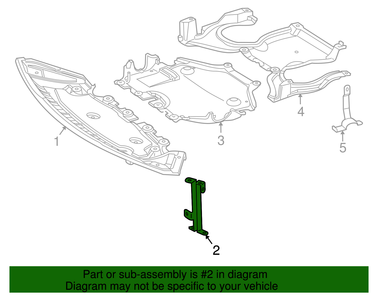 MERCEDES+OEM+16-18+Glc300+Splash+Shield-front+Shield+Bracket+Left+ ...