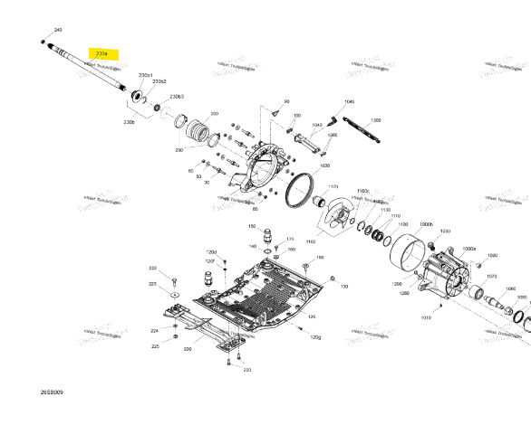 New OEM BRP Sea-Doo GTX 22 Shaft Propeller - 271002217 | eBay