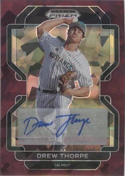 2022 Panini Prizm Draft Picks - Burgundy Cracked Ice Prizm Autographs # ...