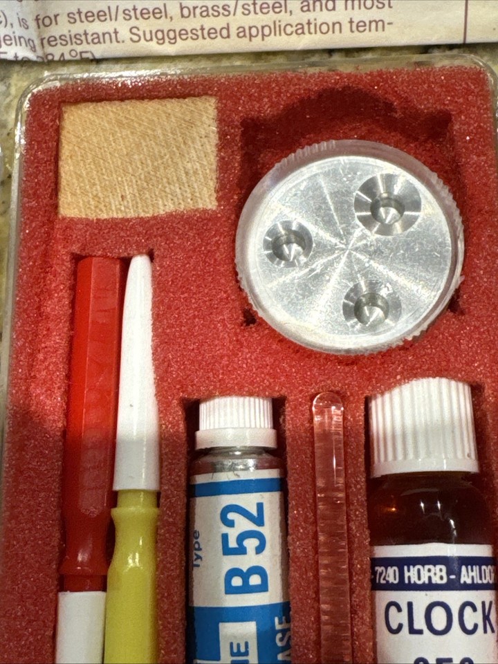 ETSYNTHA clock oil kit 859 3.5ml with Tools, Grease and oil NEW | eBay