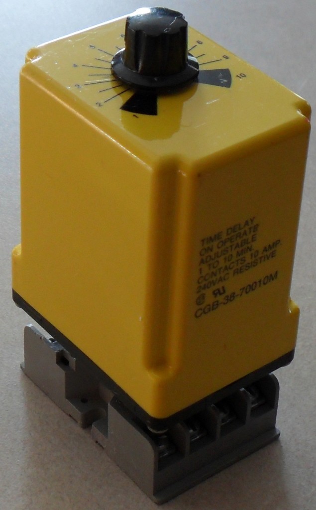 Potter & Brumfield CGB-38-70010M Relay w/ Base 27E122 120Vac 1-10 ...