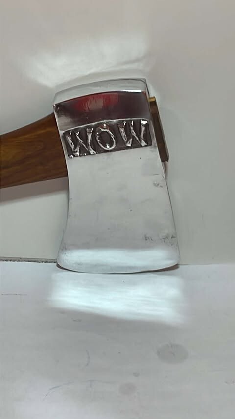 Modern woodman of America aluminum ceremonial parade axe | eBay