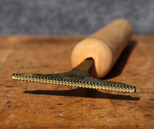 Brass Bookbinder Hand Tool Ornament Pallet Leather gilding stamp ...