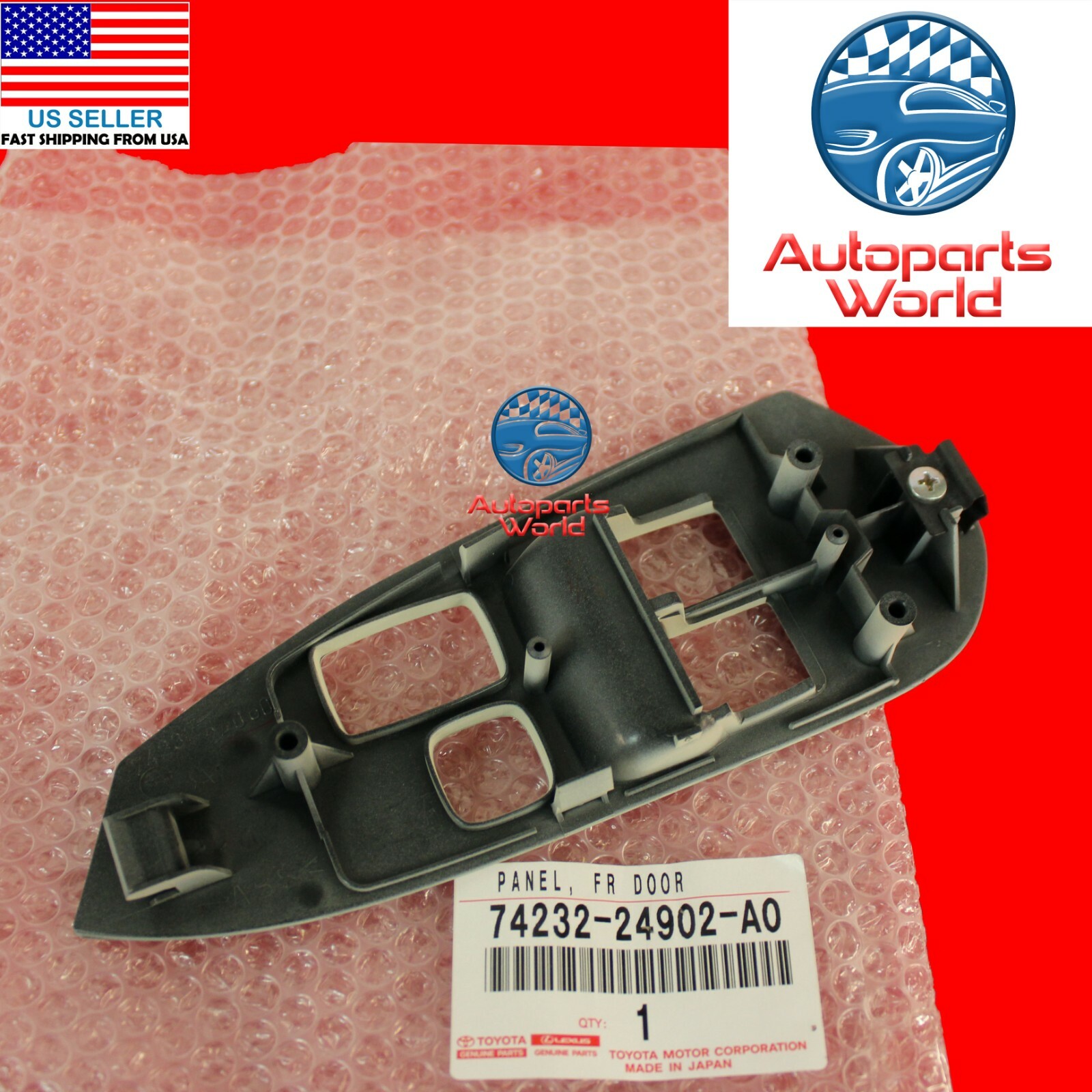 GENUINE OEM LEXUS 02-10 SC430 ECRU LEFT DRIVER DOOR WINDOW BEZEL 74232 ...