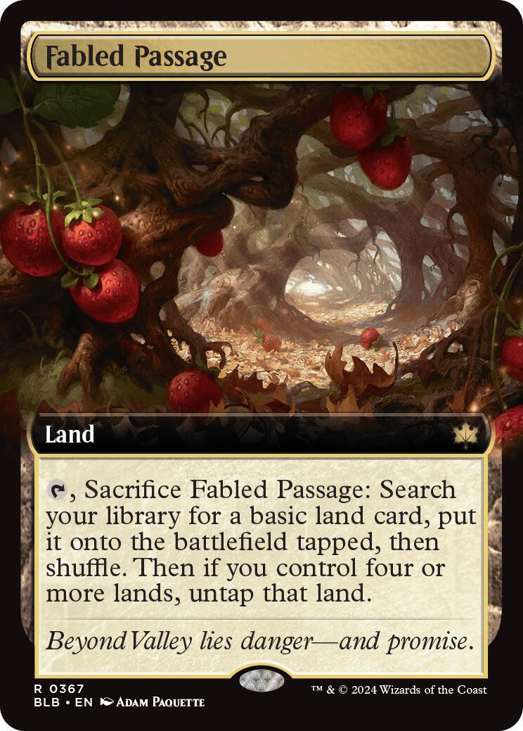 Fabled Passage (Extended Art) Bloomburrow Regular for sale online | eBay