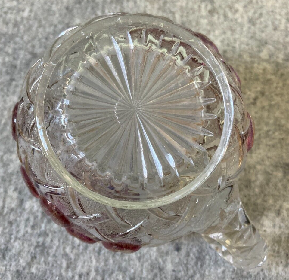 Northwood Antique EAPG Carnival Glass Cherry Lattice Large Cream ...