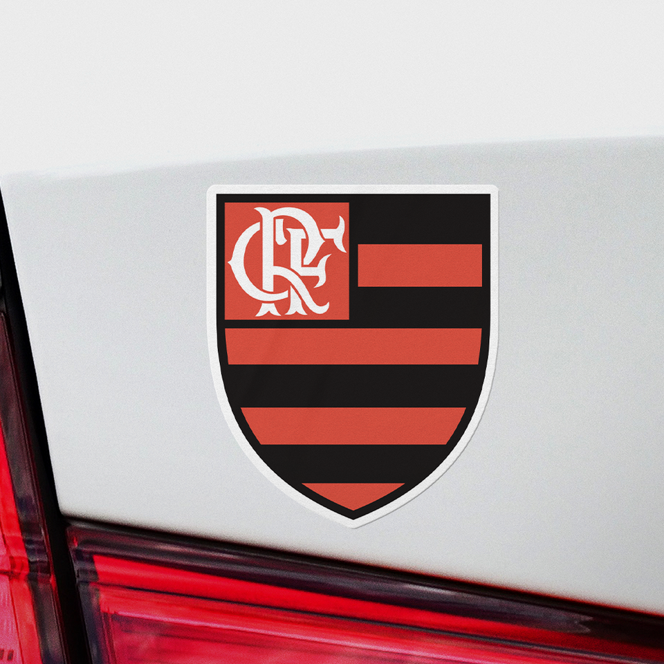 Flamengo Brasil 4 Pack Sticker Vinyl Decal Calcomania Adesivo Rubro ...