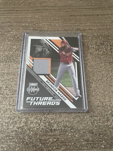 2021 Panini Elite Extra Edition Brandon Marsh #FT-BM Future Threads ...