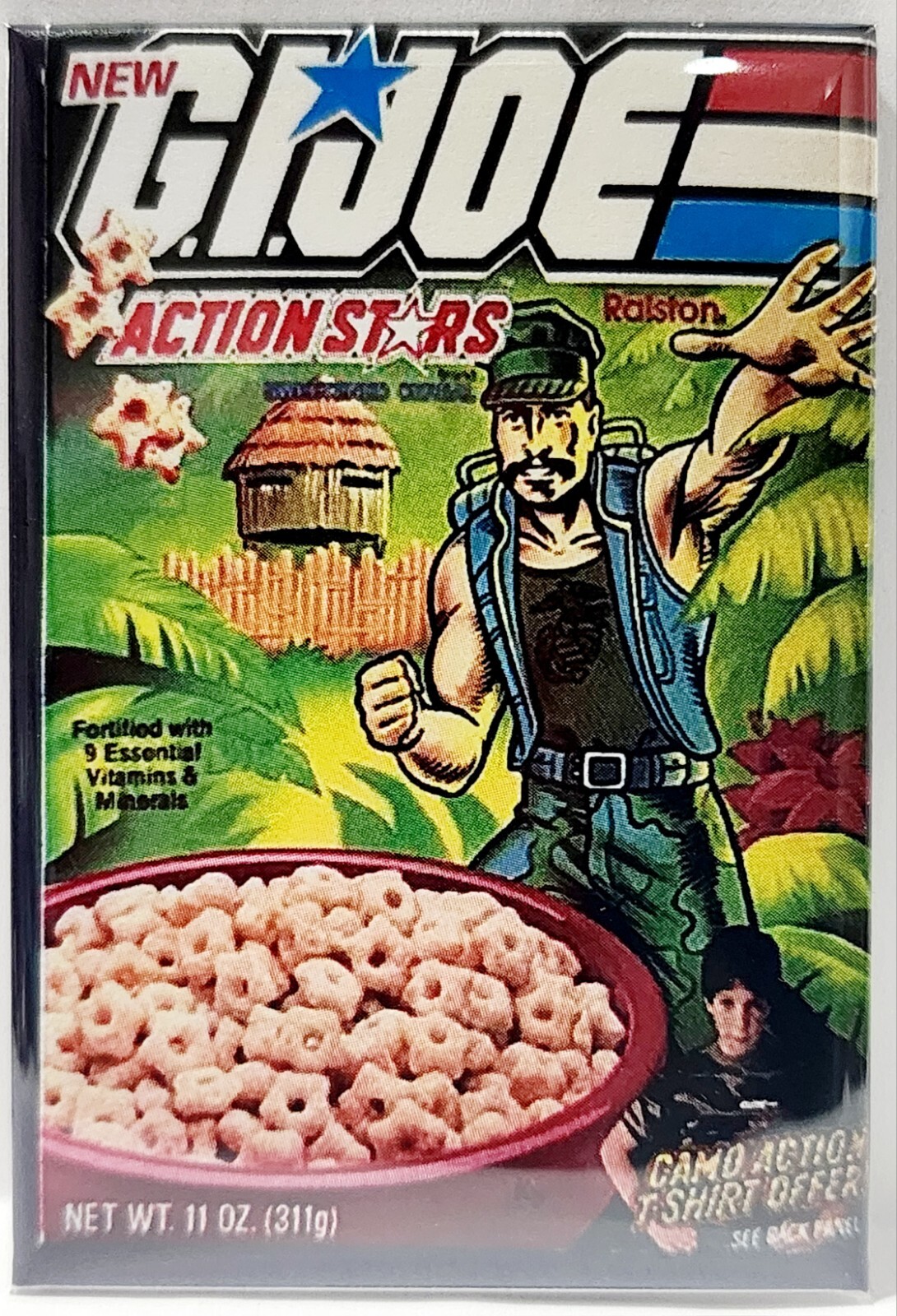 GI Joe Action Stars MAGNET 2"x3" Fridge Locker Advertisement Vintage ...