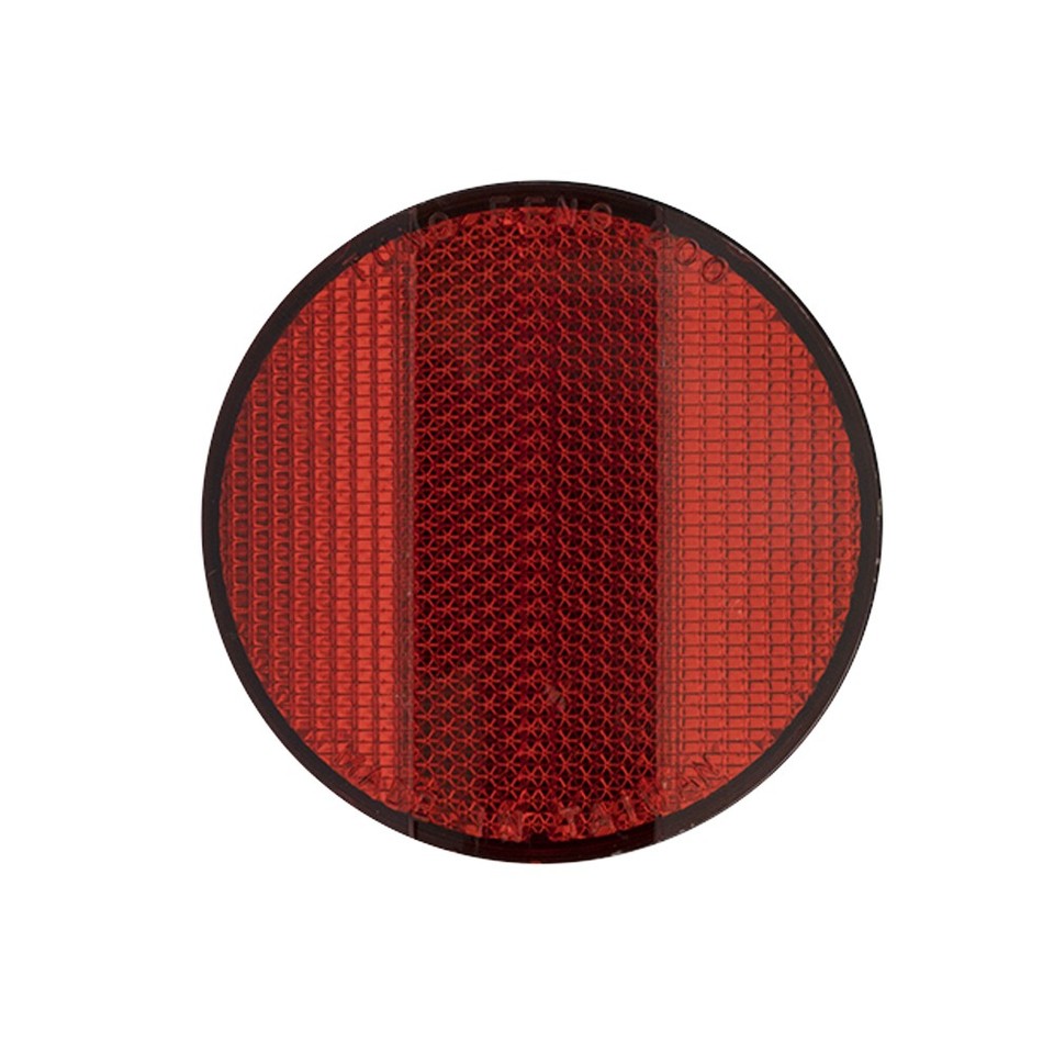 PRO+ Round Shaped Bike Clear Front Reflector & Rear Red Reflector ...