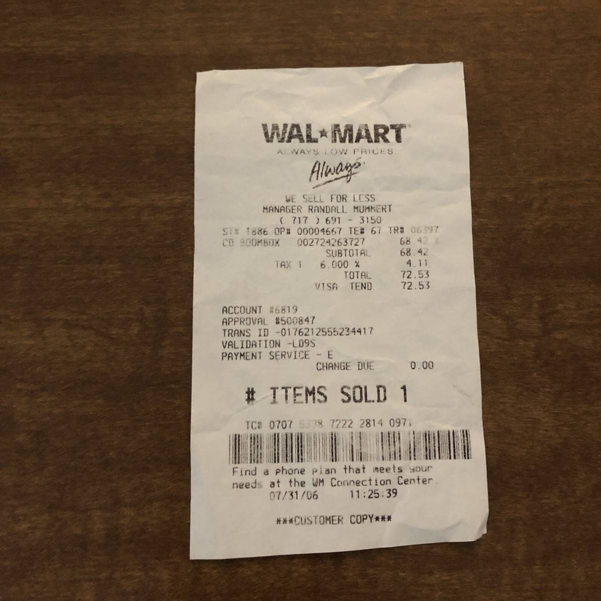 Recibos Electronicos De Walmart