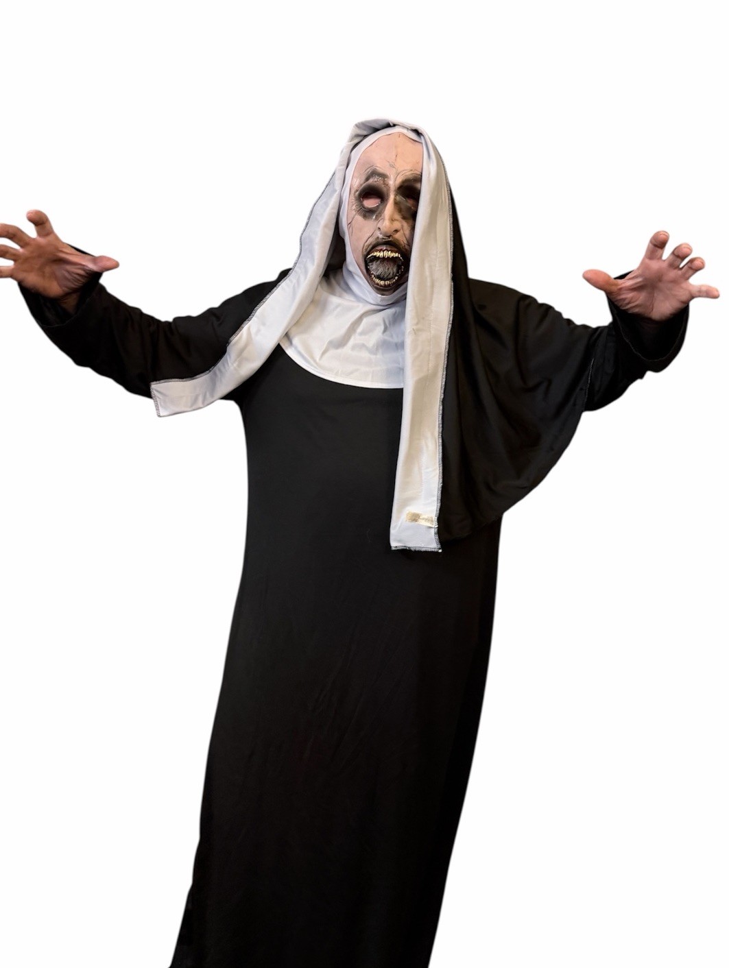 The Nun Deluxe Halloween Costume & Mask Conjuring Adu… - Gem