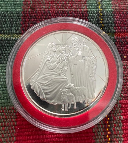 Christmas Nativity Scene 1oz .999 Fine Silver Round | eBay