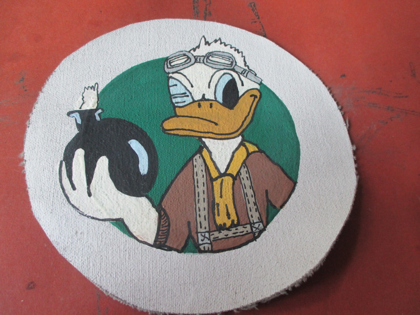 WWII USAAF DISNEY DONALD DUCK 398 BOMB SQUADRON 3 AAF FLIGHT JACKET ...