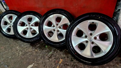 17" Genuine TOYOTA ALPHARD Alloy Wheels 7J ET45 5x114.3 Vitos tyres 7mm ...