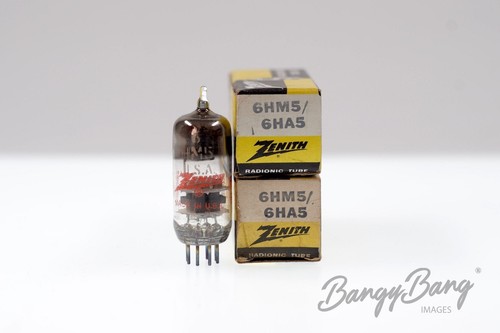 2 Vintage Zenith 6HM5/6HA5/EC900 VHF RF Amp. TV Triode Audio Vacuum ...