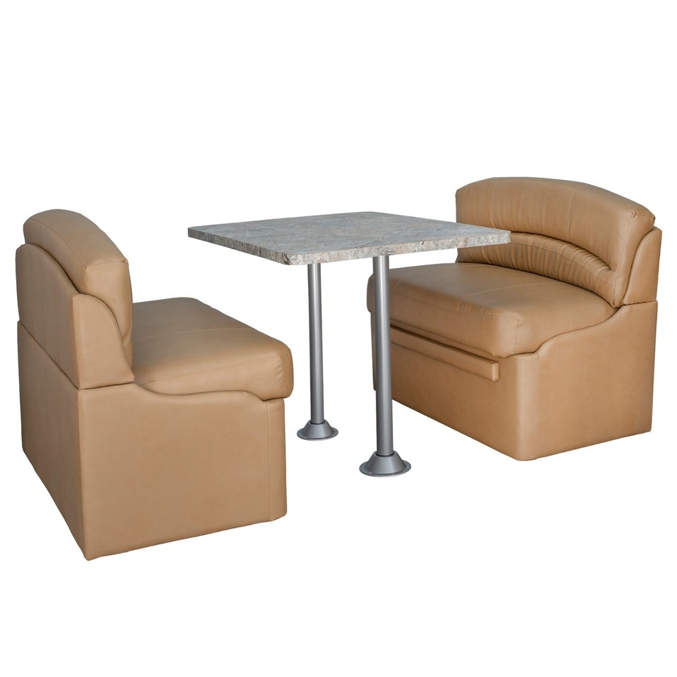 RecPro RV Dinette Seating Set 2 Dining Booths With Table And Surface ...
