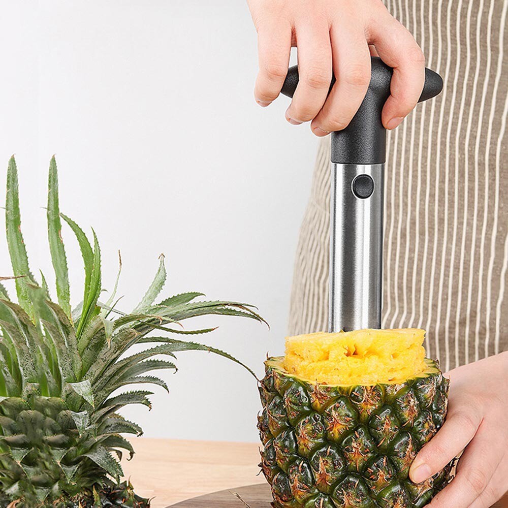 Pineapple Corer Slicer Cutter Peeler Stainless Steel Kitchen Easy ...