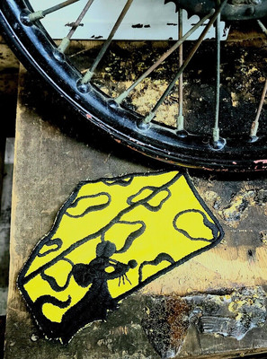 Vintage Biker Patch- "RAT"- Embroidered- Xtra Large 7" X 4.5" | eBay