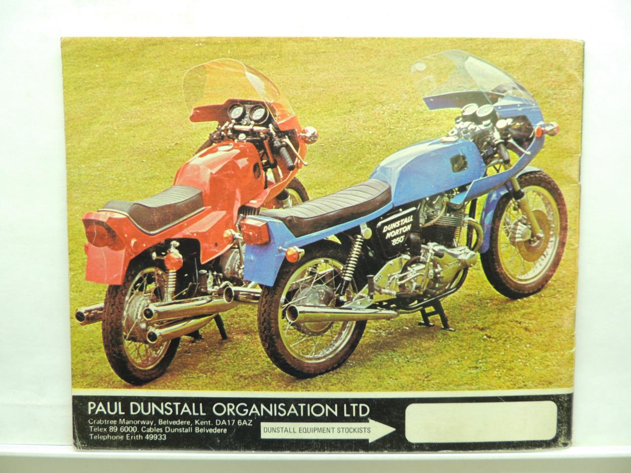 Dunstall Power Parts Catalog Fairing Honda 900 CB750 Norton Commando ...