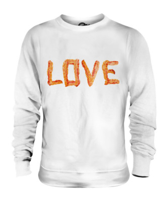 BACON LOVE UNISEX SWEATER TOP GIFT FUNNY BREAKFAST | eBay UK