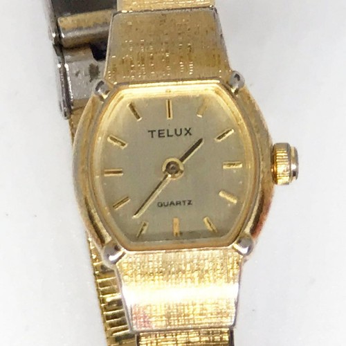 Montre Mécanique Pour Femmes Telux Avec Bracelet Fin Doré 7384 | eBay